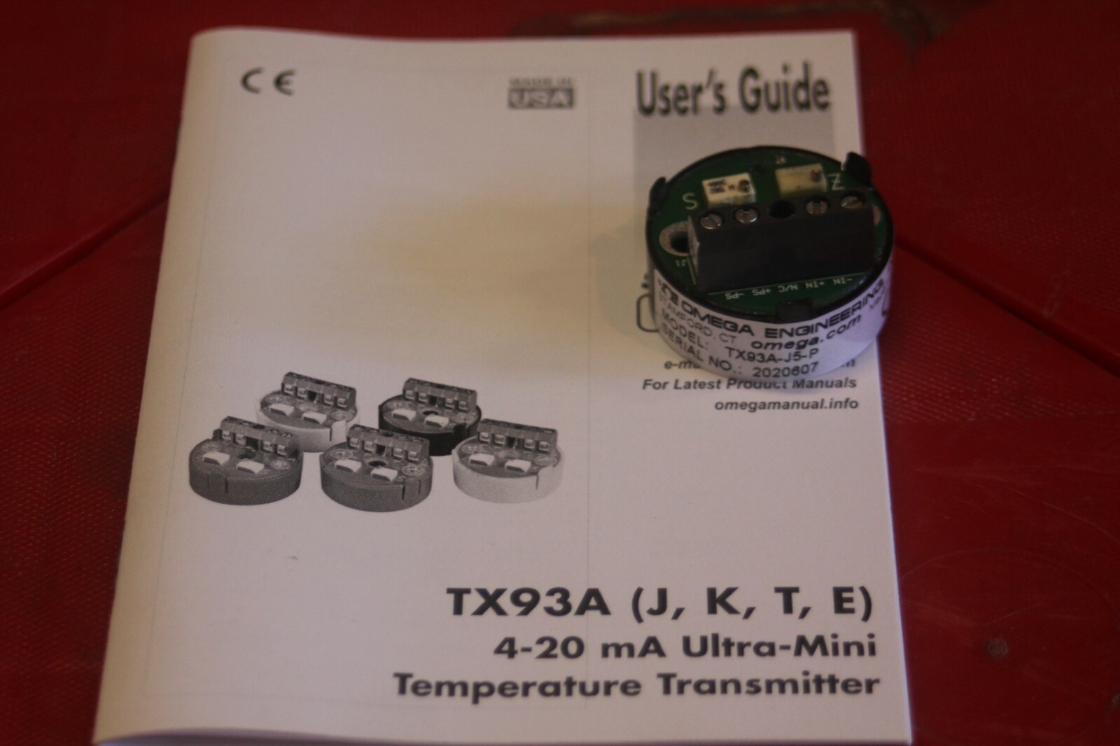 Omega Ultra Miniature Temperature Transmitter TX93A-J5-P | eBay
