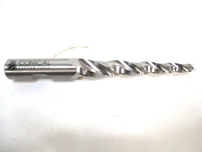 Conical Tool (C-413) .591 x 5/8 x 3-1/4 x 5-1/2 3-Flute RH HSS Tapered ...