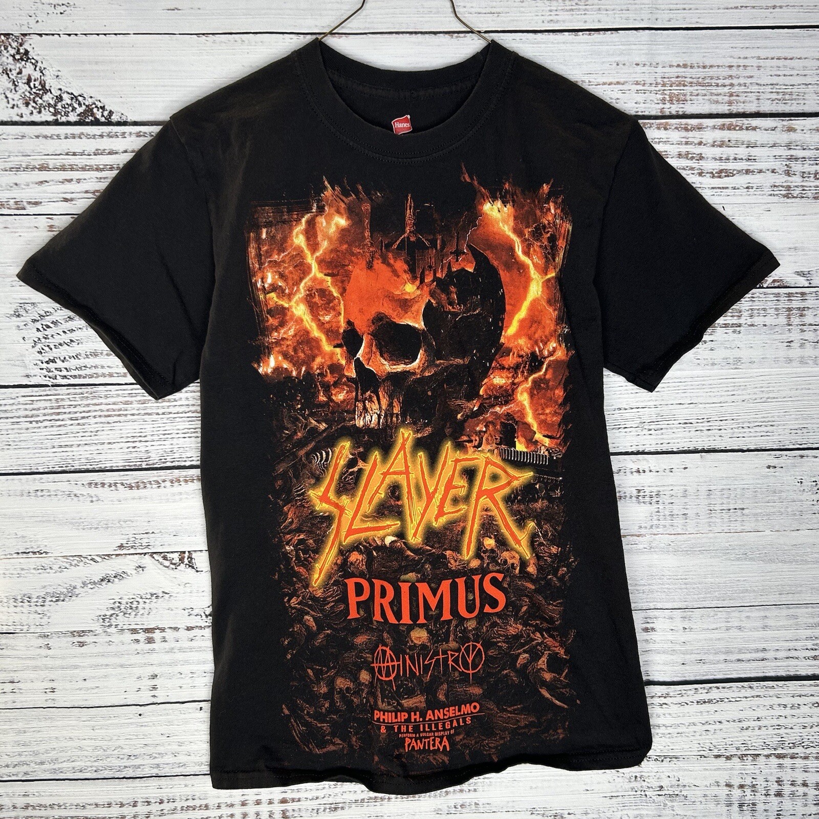 2019 Slayer Primus Pantera Ministry Tour Metal Band T… - Gem