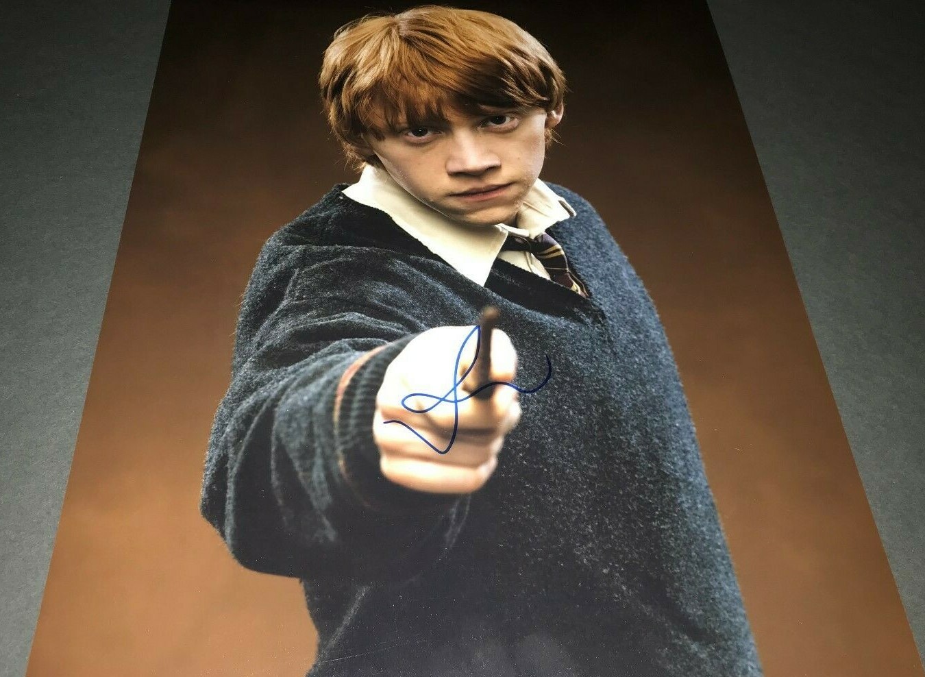 Rupert Grint Actor Hand Signed 11x14 Photo COA Harry Potter Movies ...