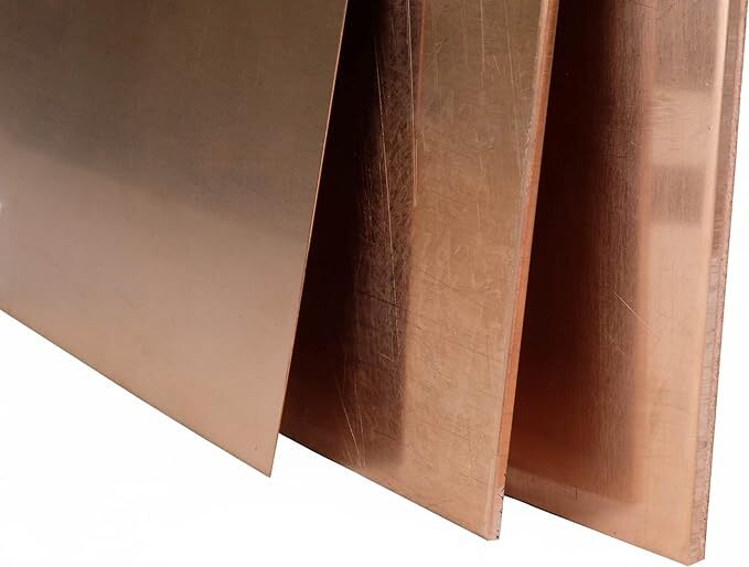 Kupferblech Cu 99% Platten Zuschnitt Feinblech wählbar Rein Kupfer ...
