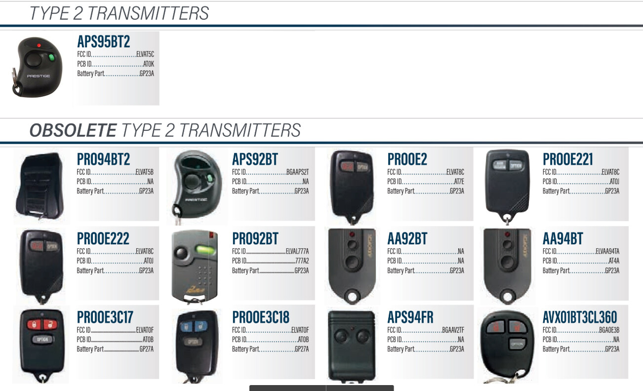 AUDIOVOX PRESTIGE ALARM APS95BT2 REMOTE TRANSMITTER FOR APS15CH NEW red ...