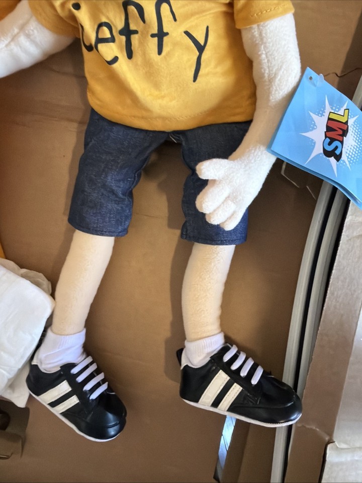 Official SML Merch 2024 Jeffy Hand Puppet Plush Toy W/ Carry Bag **No ...
