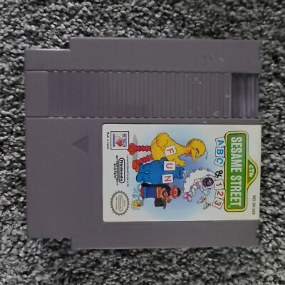 Sesame Street ABC & 123 (Nintendo Entertainment System, 1991) 87855000058| eBay