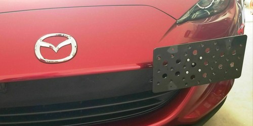 Front Bumper Tow Hook License Plate Mount Kit For Mazda MX-5 Miata 2013 ...