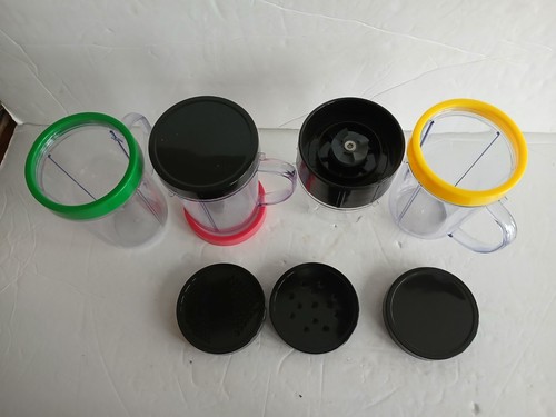 MAGIC BULLET PARTS—3 CUPS W/ RINGS-- BLADE--AND MORE | eBay