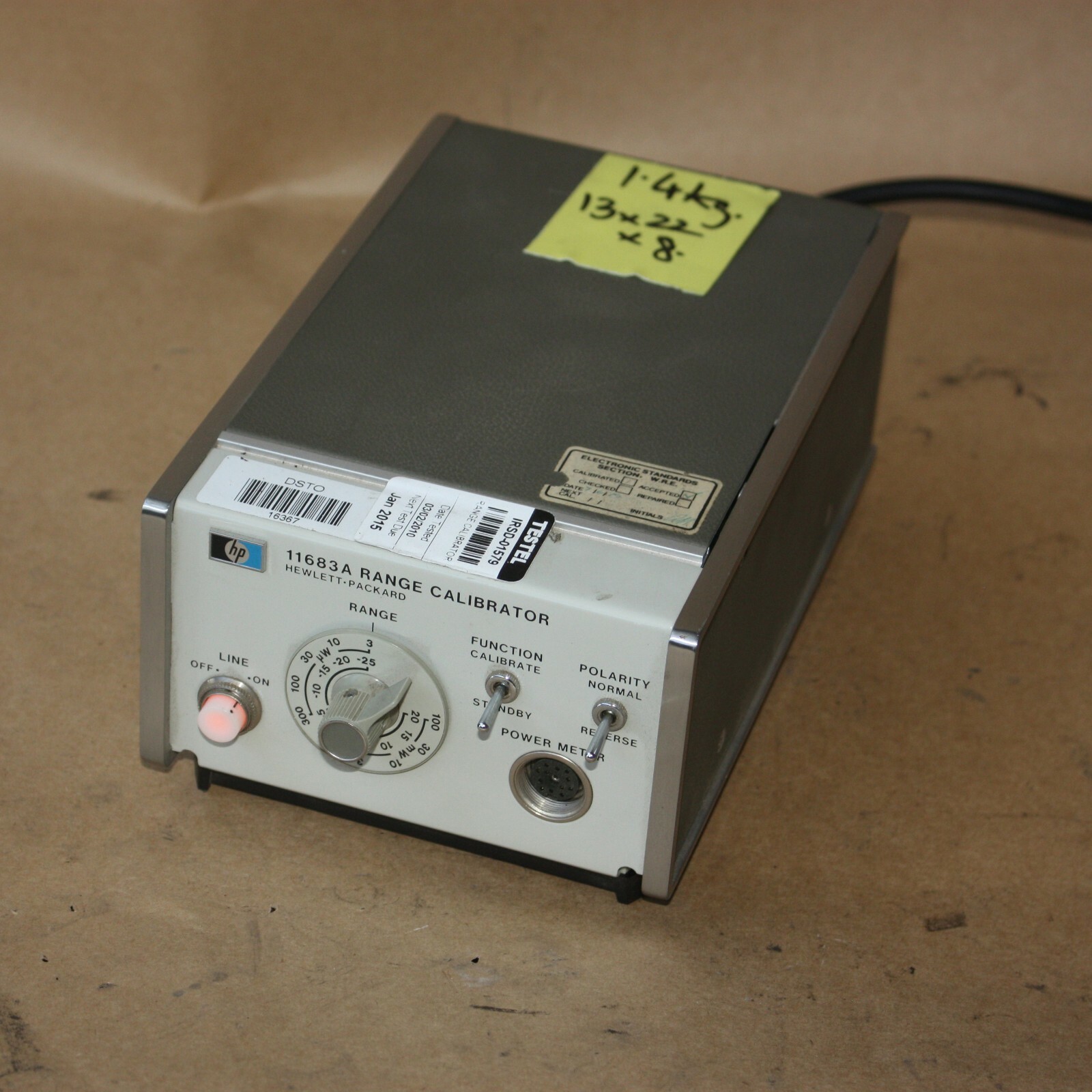 HP Hewlett Packard Keysight Agilent 11683A Power Meter Range Calibrator ...