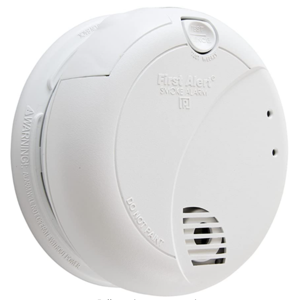 First Alert BRK 7010B Hardwired Smoke Detector with Photoelectric ...