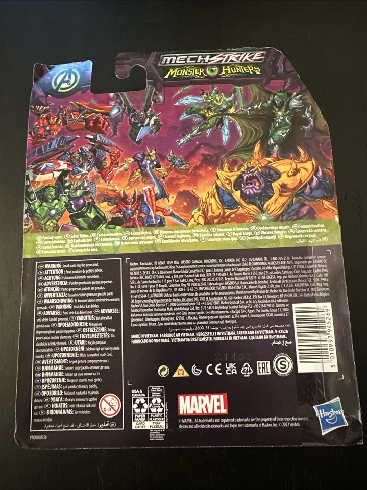 Marvel Avengers Mech Strike Monster Hunters Thor Toy, 6" Scale Action ...