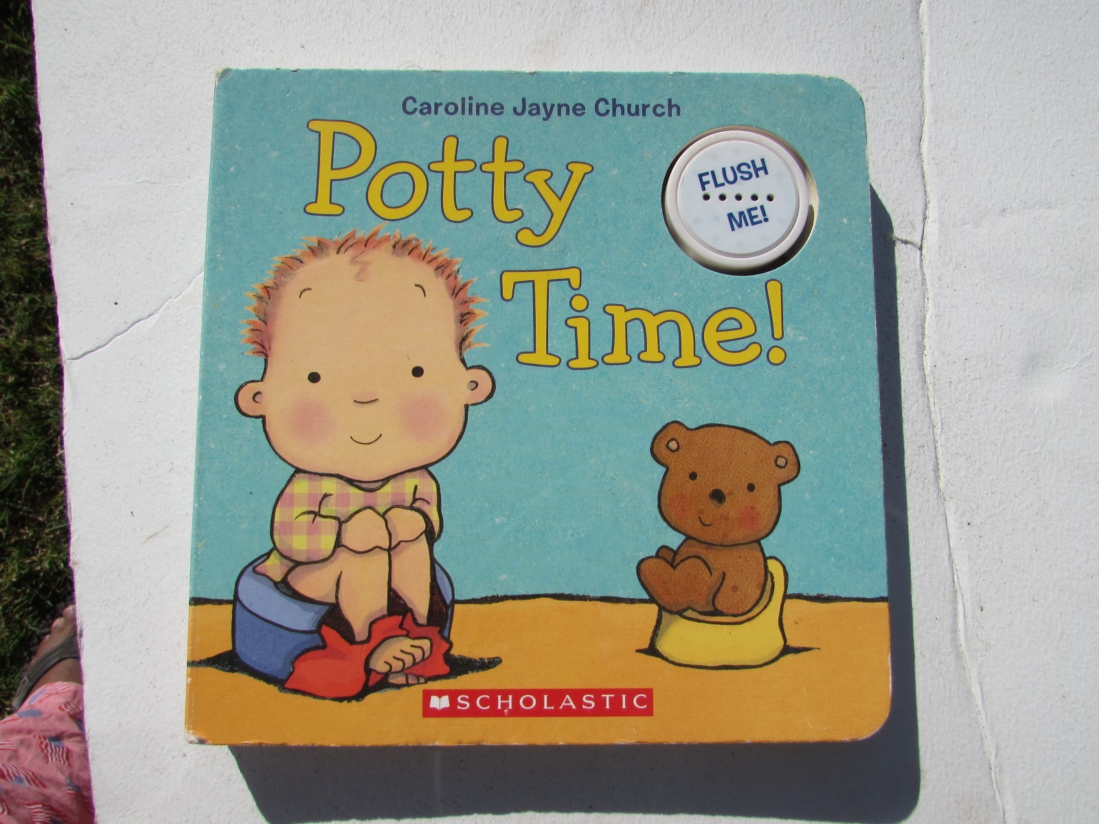 Potty Time Caroline Jayne Church Scholastic Board Book toddler kinder ...