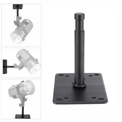 Photo Studio Strobe Lighting 12cm Wall Holder Plate Mini Light Stand ...
