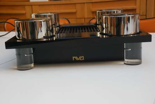 NVA DUAL MONO POWER AMP TOROLDY BLACK & SET NVA GENUINE CABLES VGC FWO ...