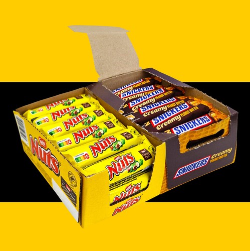 Chocolate in large number Nestlé NUTS, Knoppers, Snickers, Celebrations ...