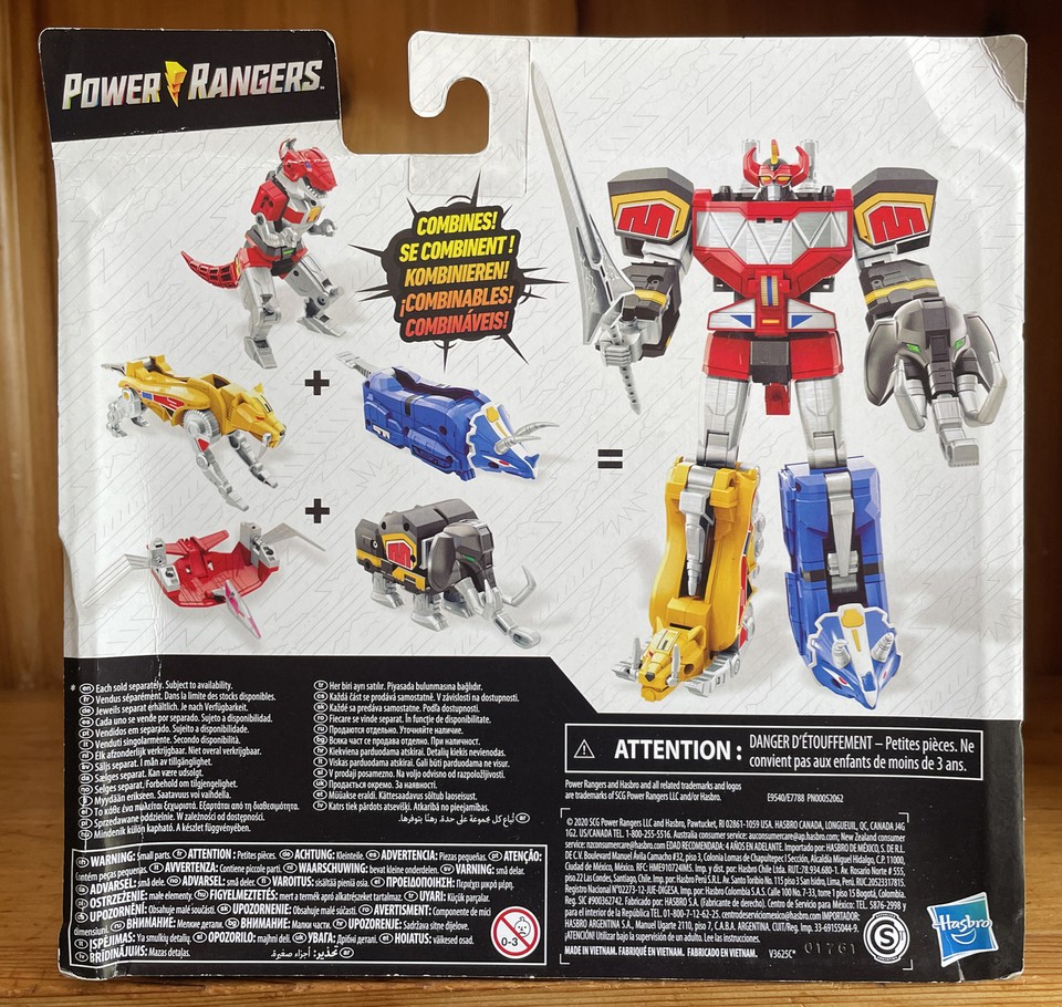 Hasbro 2020 Mighty Morphin Power Rangers Mastodon & Pterodactyl ...