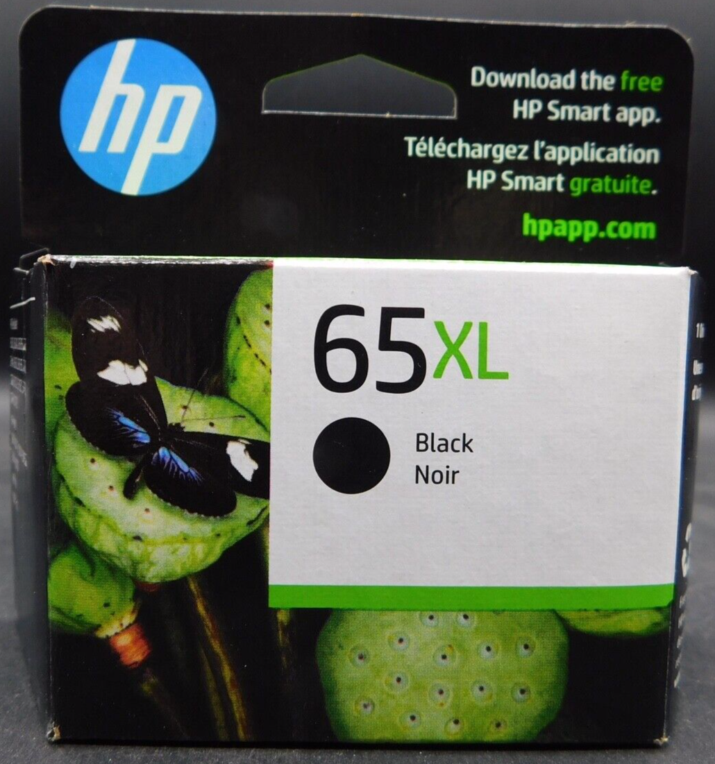 Genuine HP 65XL Black Ink Cartridge Exp: 06/24+ New & Sealed | eBay