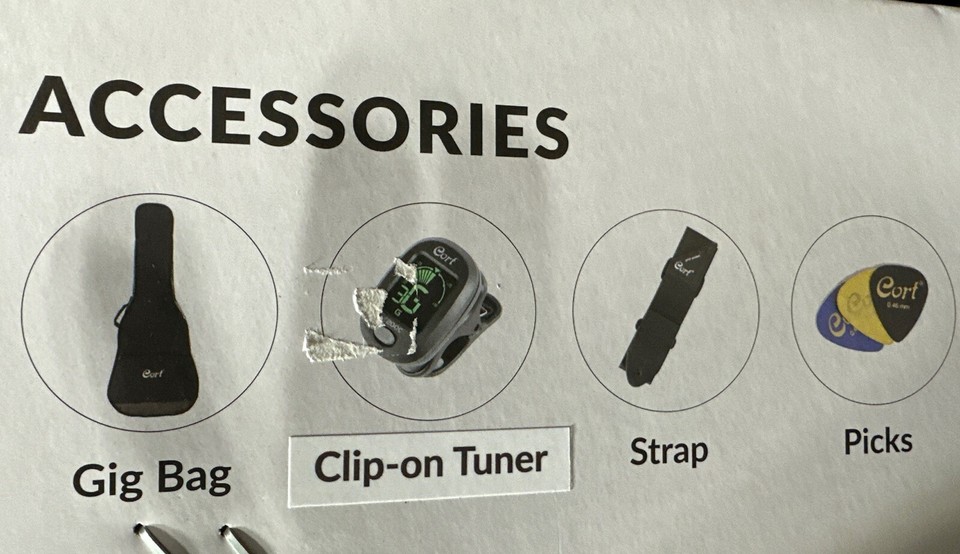 Cort Acoustic Guitar Earth Pack Bundle with Accessories | eBay