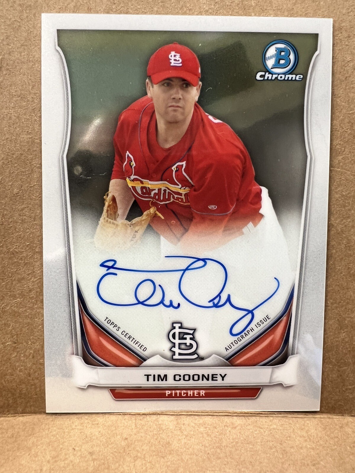 2014 Bowman Chrome Prospect Auto Tim Cooney #BCAP-TC Auto | eBay