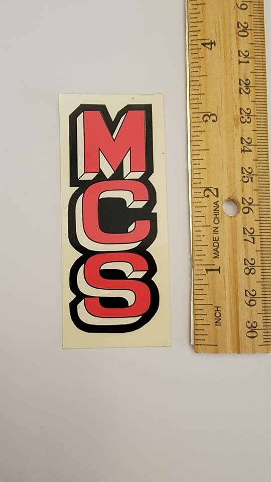 OLD SCHOOL BMX MCS MAGNUM HEAD TUBE STICKER NOS | eBay