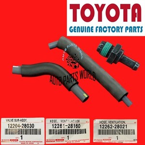 NEW GENUINE OEM TOYOTA 06-08 RAV4 2.4L VENTILATION HOSES & PCV Valve ...