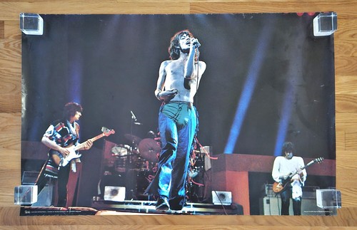 Rolling Stones 1976 PACE P/3092 Poster Vintage 1970s Mick Jagger ...