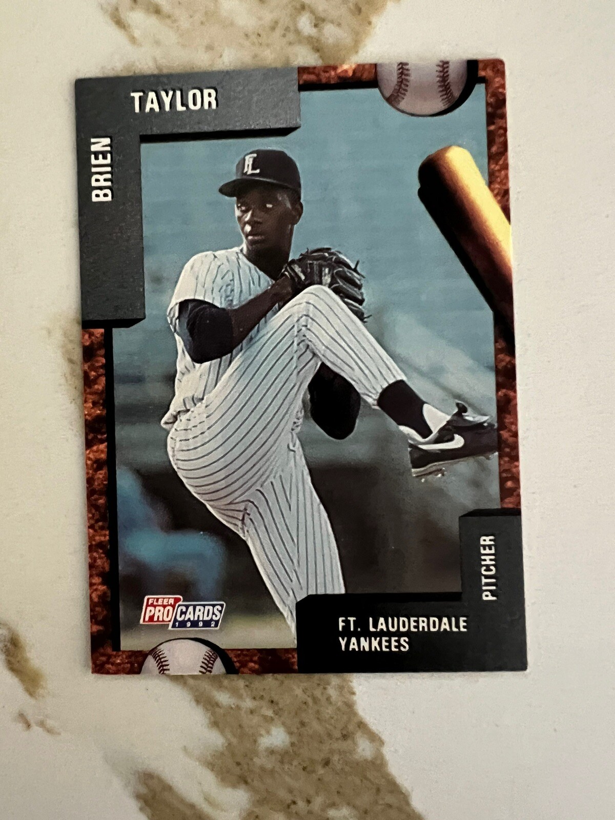 Brien Taylor Fort Lauderdale Yankees 1992 Fleer Pro Cards #2612 | eBay