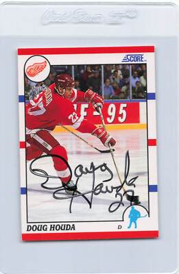 1990/91 Score #11 Doug Houda Red Wings Signed Auto *J6743 | eBay