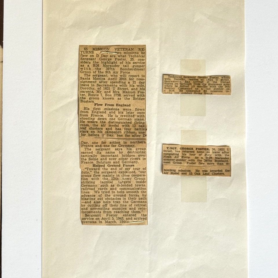 1946. The 397th Bomb Group (M) 'Bridge Busters'. Beck, Major H. C. WWII ...