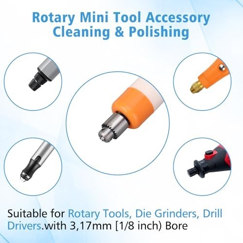 110pcs Dremel Buffing Wheel Kit: Polishing Wheels for Metal, Jewelry ...