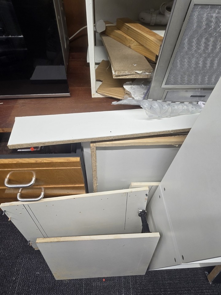 Kitchen Units, Sink, Cooker, Hob, And Extractor Hood For Sale | eBay UK