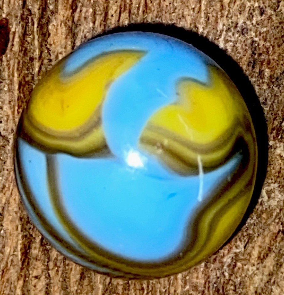 😎 “Flames” Beautiful Christensen Agate-Tri-Color Marble-NM+.65 Nice ...