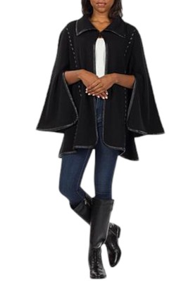 Patricia Nash Women's Hand-Laced Cape Black | eBay