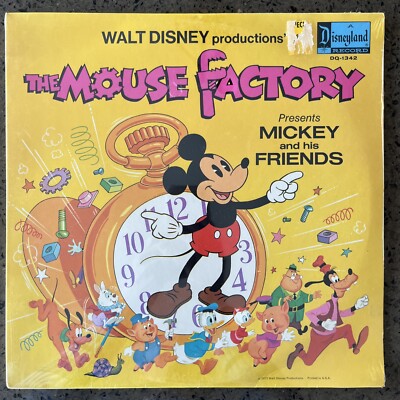 NEW Walt Disney THE MOUSE FACTORY Present Mickey & Friends SEALED Vinyl ...
