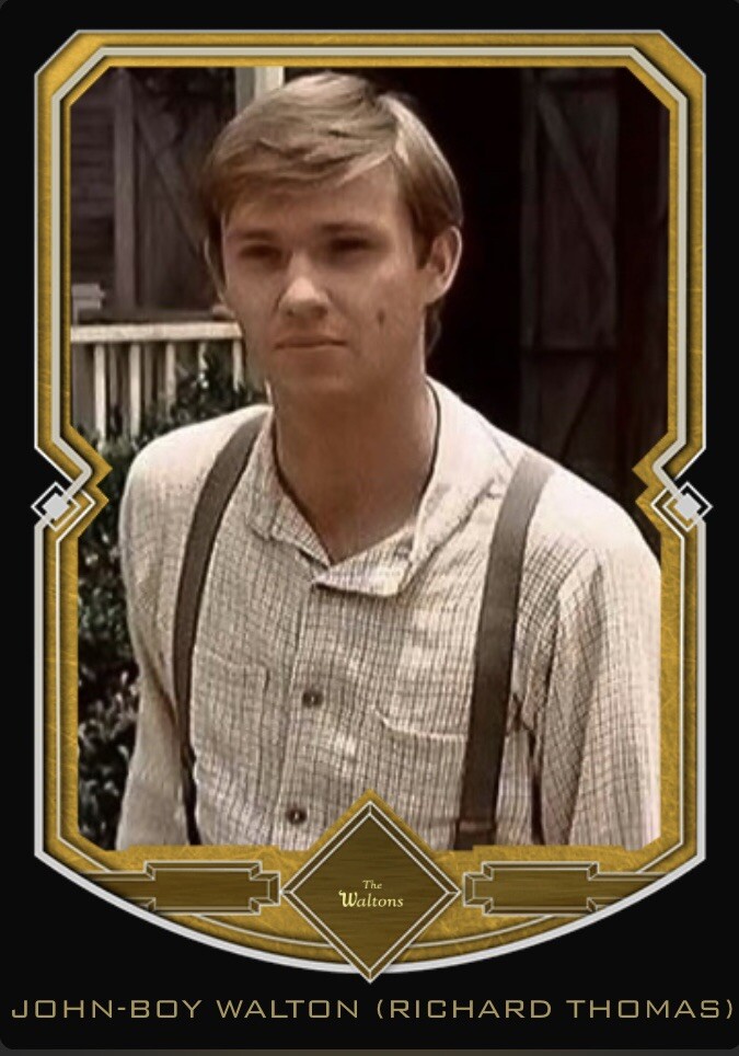 Custom Novelty Card Classic TV John-Boy Walton Richard Thomas (Blank ...