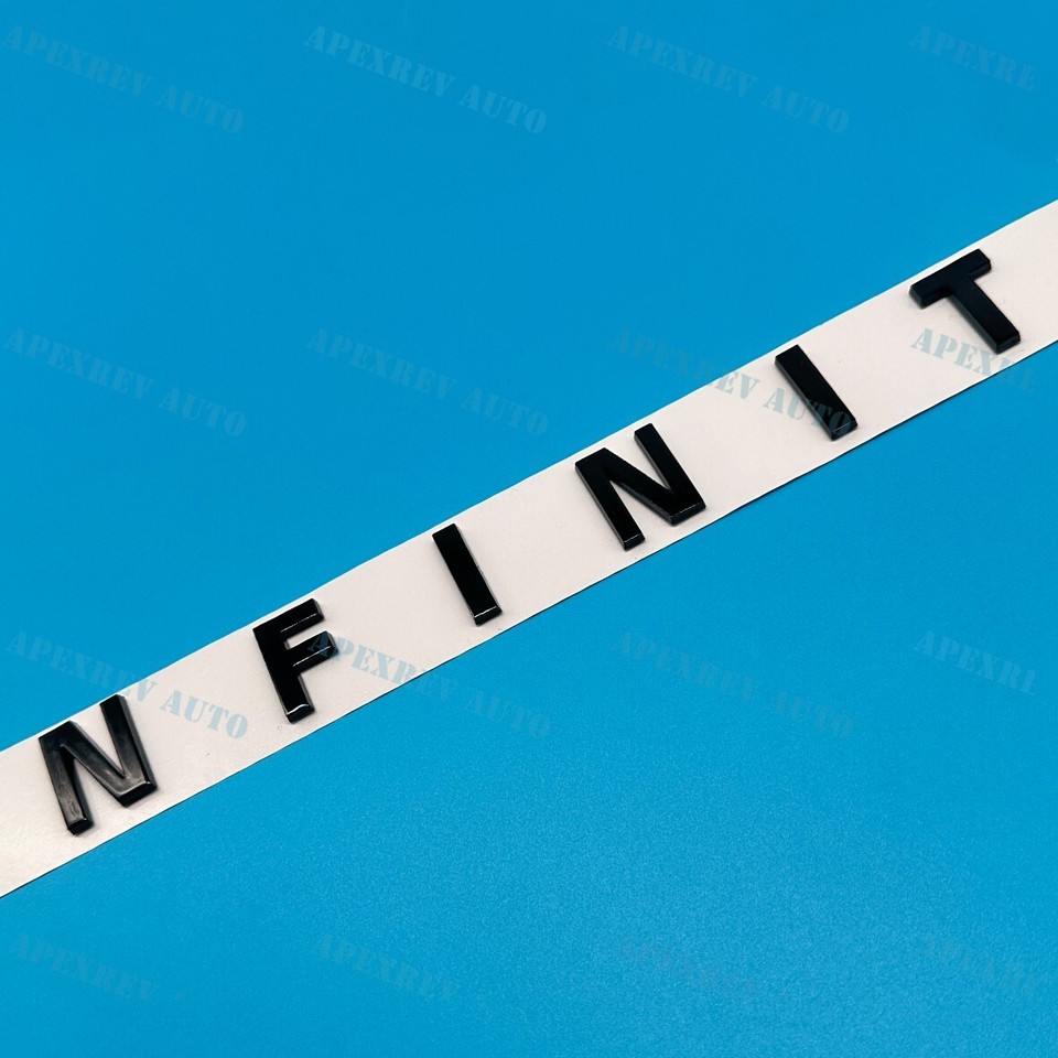 For 1982-2015 Infini-ti Rear Trunk Lid Letter Emblem Nameplate Gloss ...