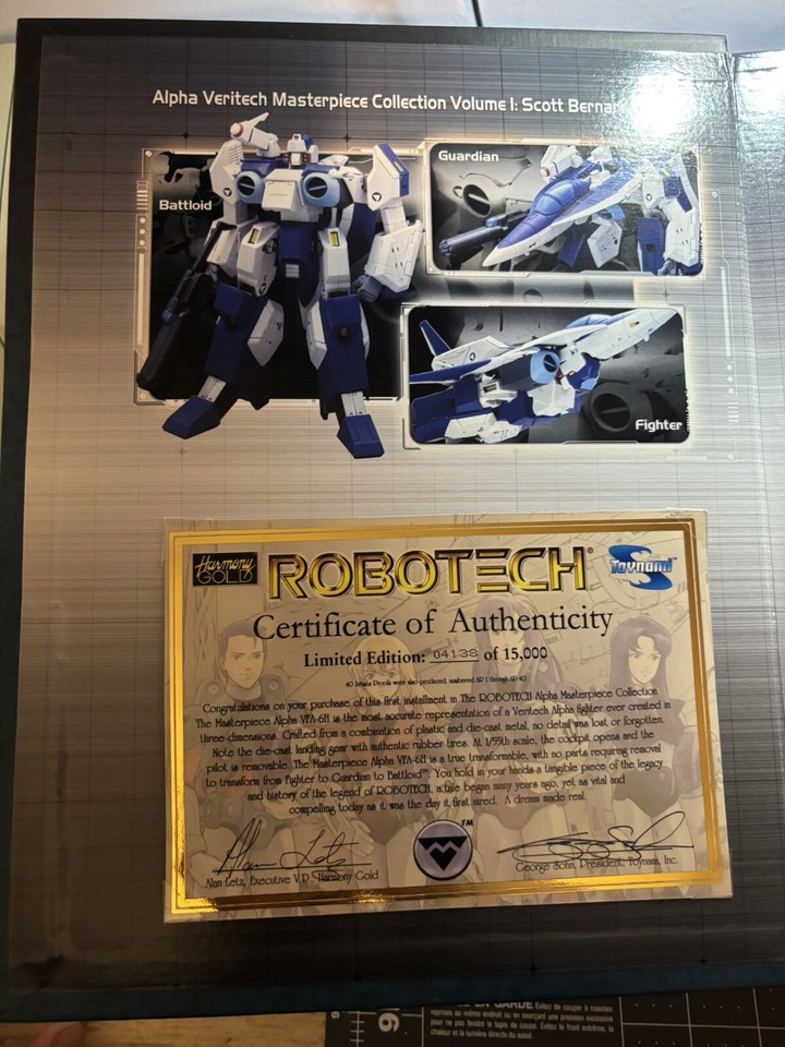 Robotech The Masterpiece Collection | Volume 1 | VFA-6H Scott Bernard | MIB | eBay