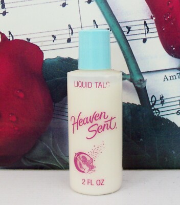 Heaven Sent Liquid Talc 2.0 FL. OZ. Vintage By Mem Company | eBay