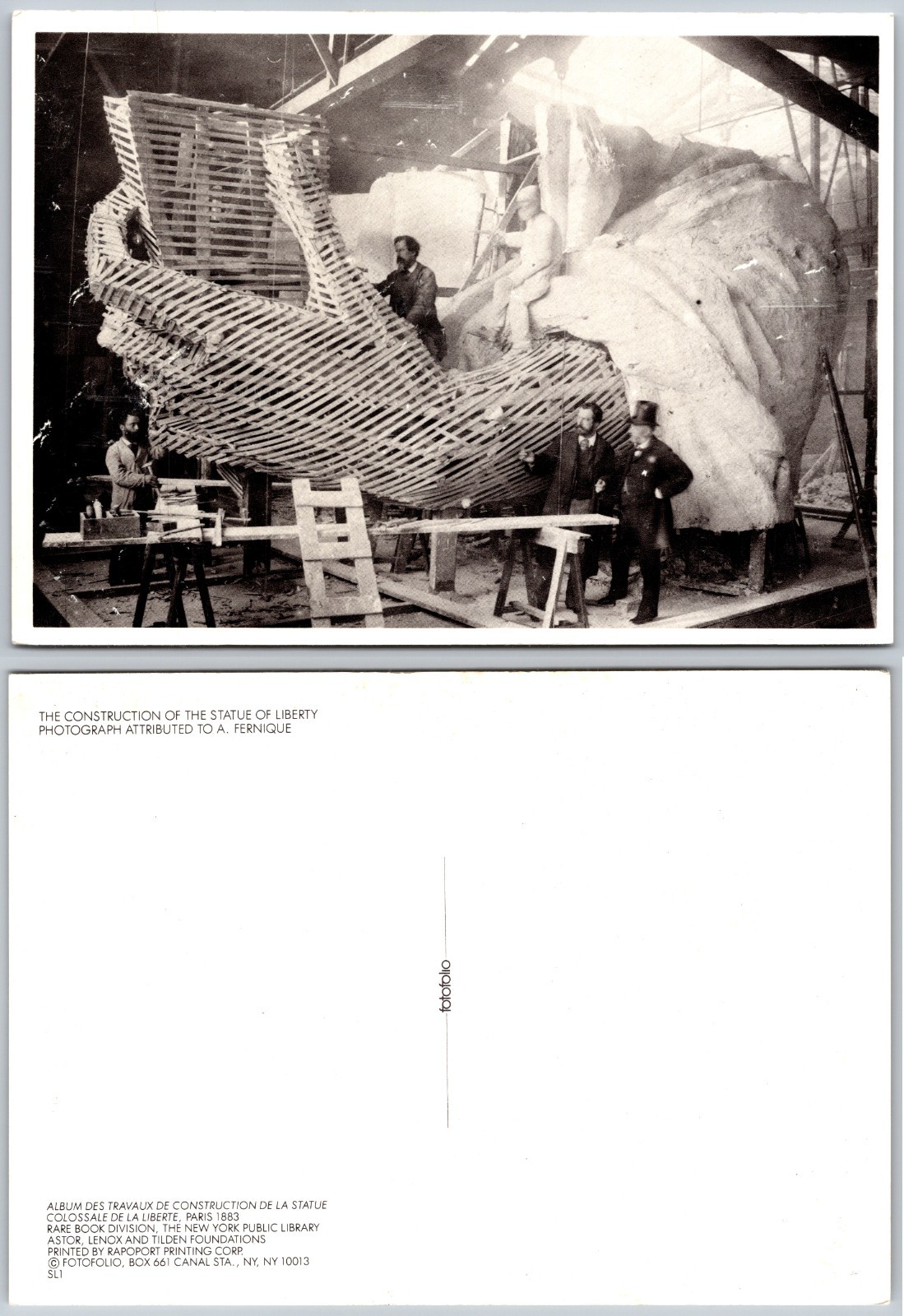 Continental Construction Statue of Liberty Postcard | eBay