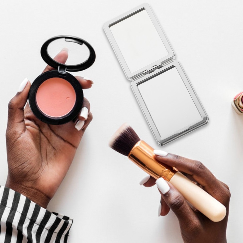 Retro Compact Mirror Folding Mirror Small Pocket Mirror Makeup Mirror ...