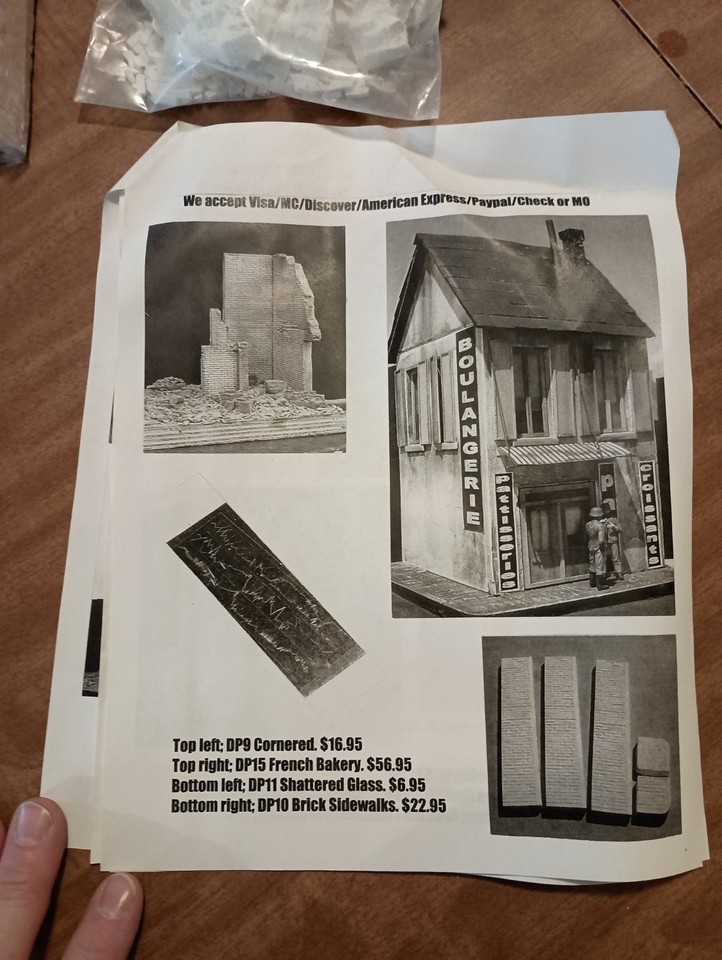 Downtown Deco Diorama Plus 1/35 scale diorama kit (Unknown which kit it ...