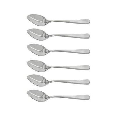 6 Windsor Grapefruit Spoons Heavy Weight 18/0 Stainless Steel Free ...