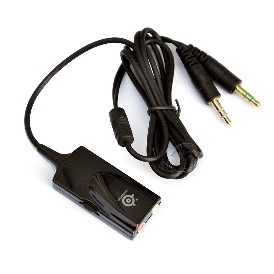 SteelSeries Siberia Gaming Headset ICEMAT Extension Cable with Volume ...