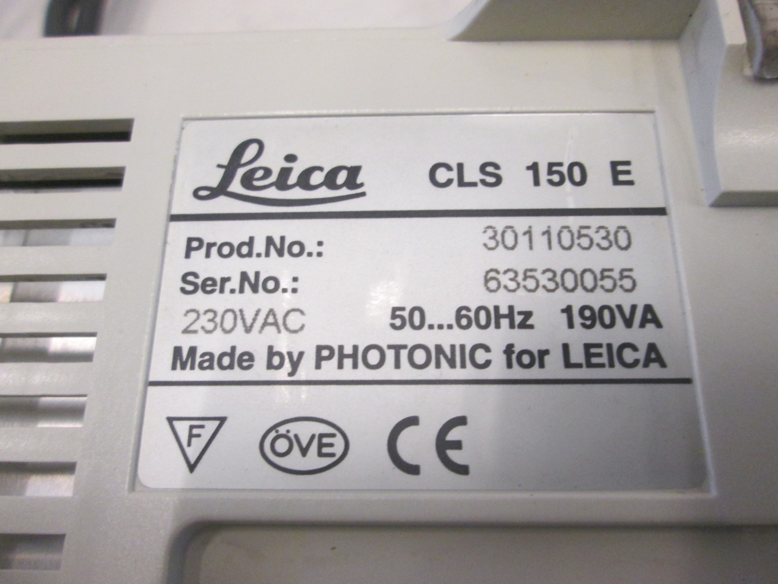Leica CLS 150 E Microscope Light Source for sale online | eBay