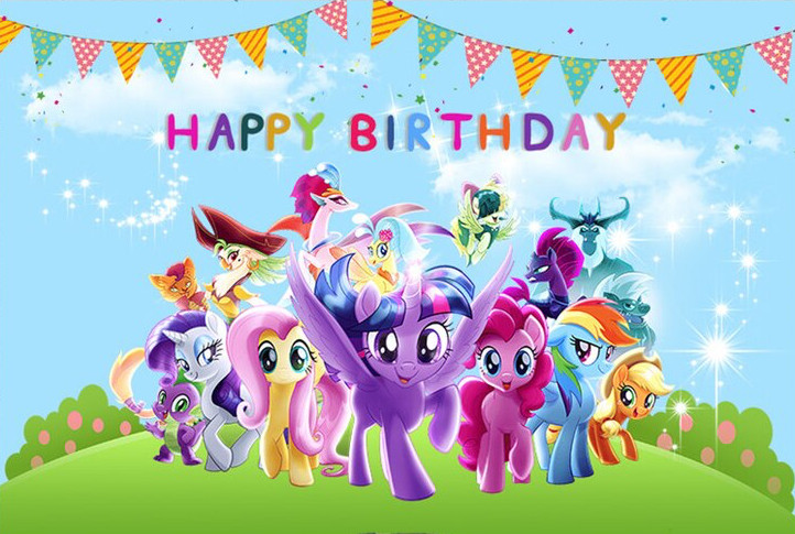 My Little Pony Happy Birthday Banner