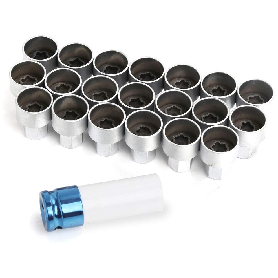 Master Lock Wheel Lug Nut Stud Key Set Removal Locking Socket Set For ...