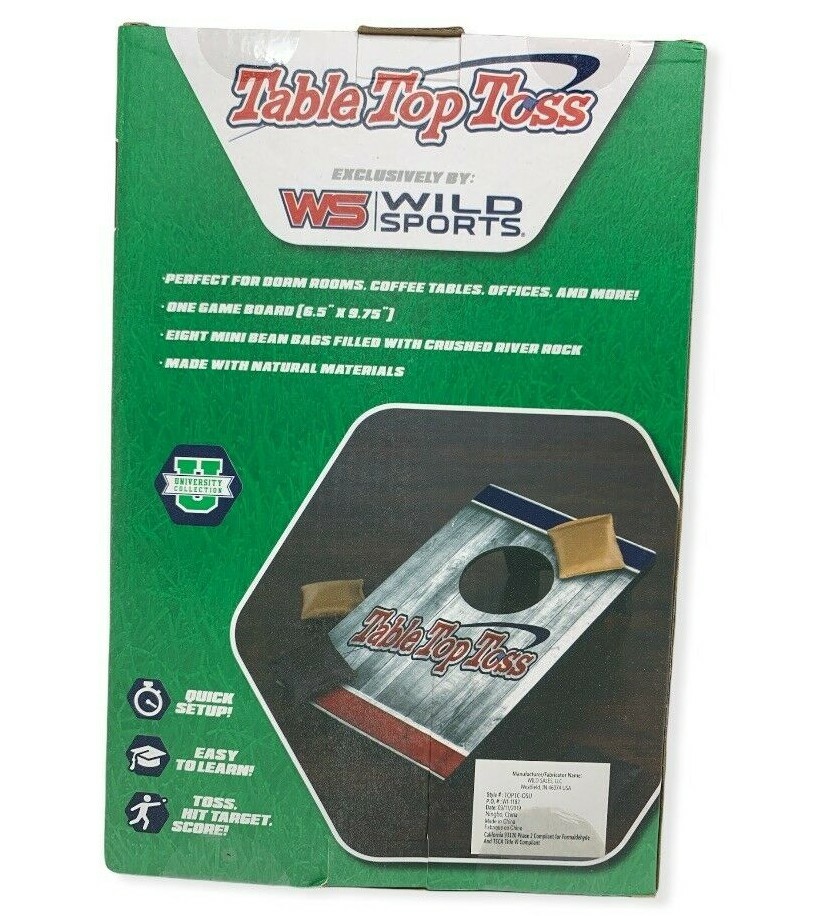 ^ Ohio State NFL Table Top Toss Mini Table Top game Board W/ 8 mini ...