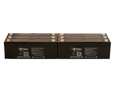 Raion 12V 2.3Ah Emergency Light Battery For GS Portalac PE12V2.2F1 - 6 ...