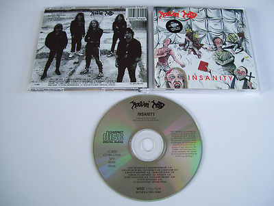 HOWLIN MAD Insanity CD 1990 MEGA RARE OOP THRASH ORIGINAL 1st PRESSING ...