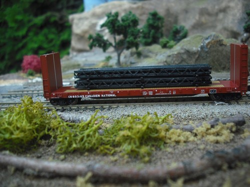 N Scale Load for 52 ft Bulkhead Flat Car | eBay