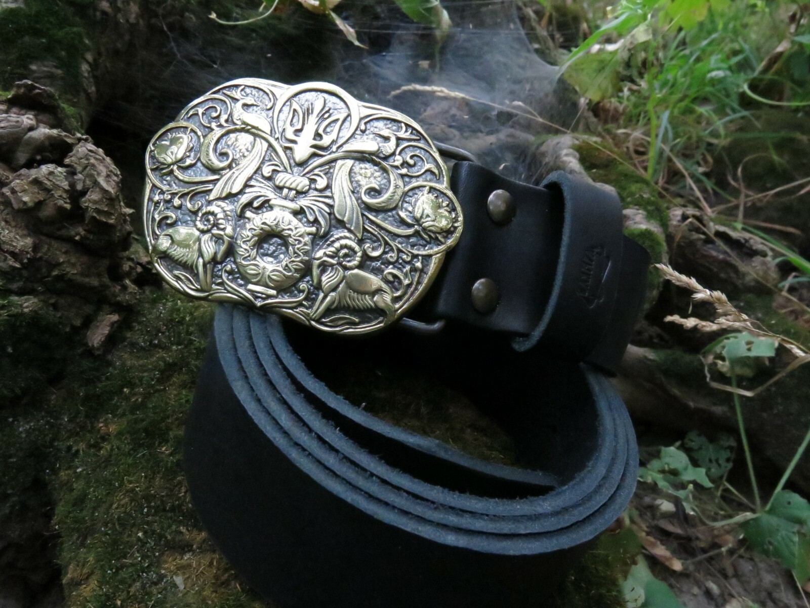 Belt buckle "Tree of life", Ornamental belt buckle, Floral belt buckle ...