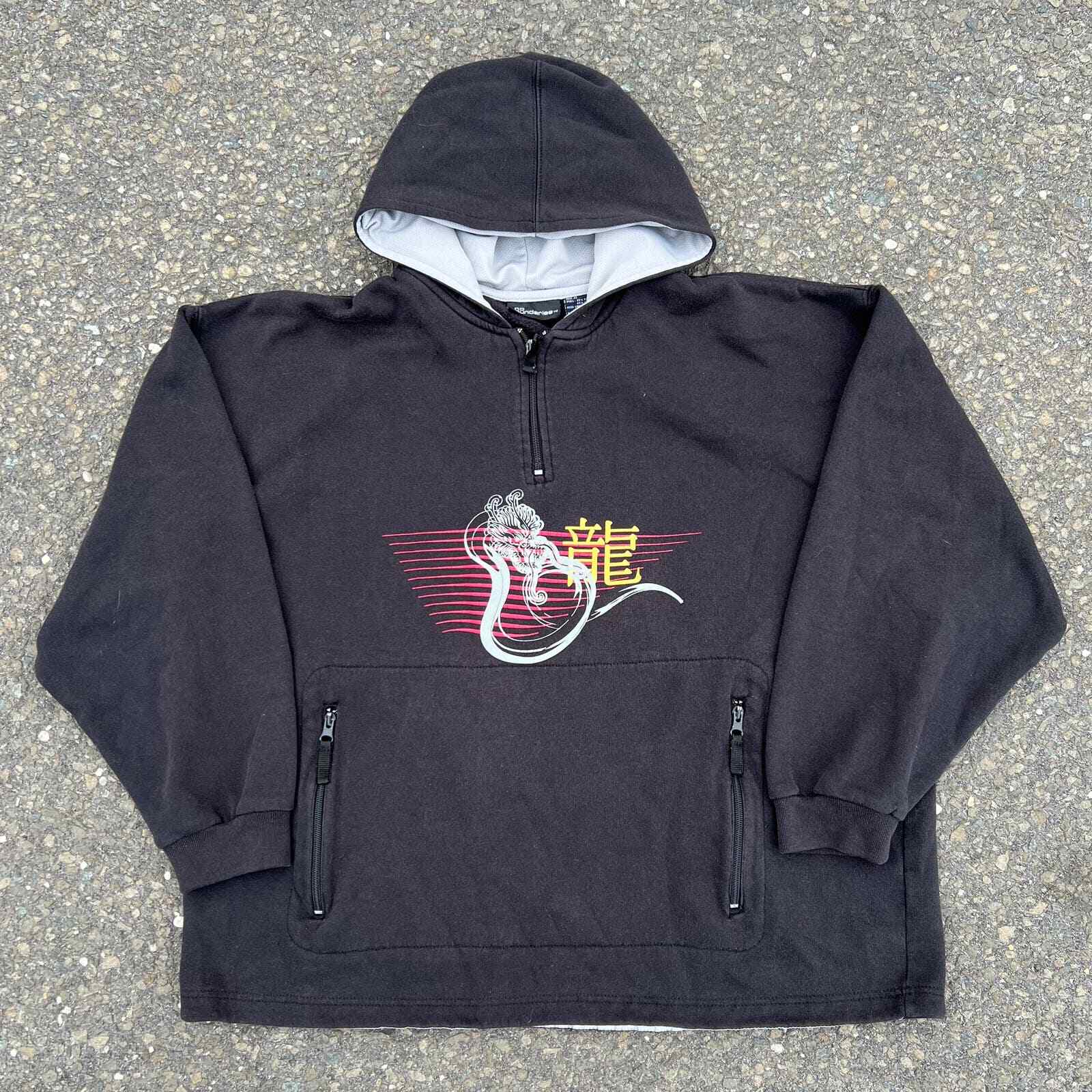 Vintage no boundaries y2k dragon hoodie sweatshirt - Gem